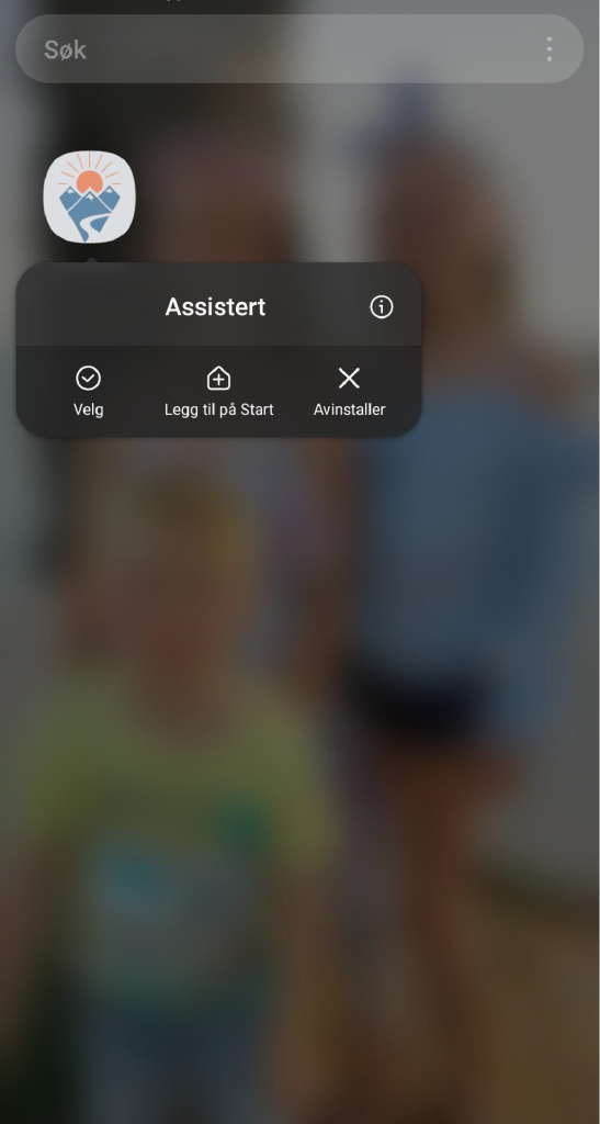 App – Assistert Selvhjelp